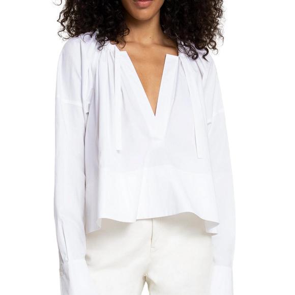 A.L.C. | Tops | New Alc Serena Blouse In White | Poshmark